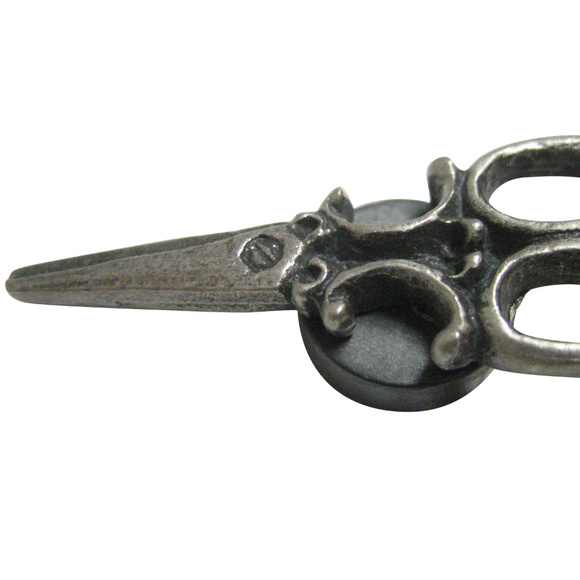 Kiola Designs | Other | Silver Toned Textured Scissor Magnet | Poshmark